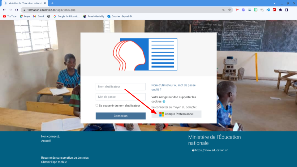 Guide Moodle : accès étudiant